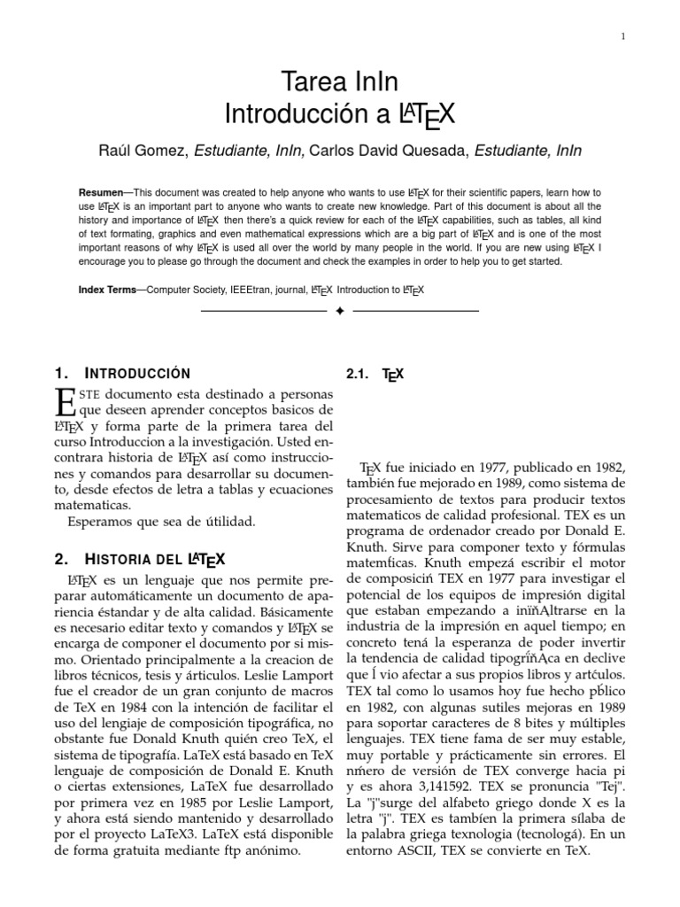 Manual de LaTeX | PDF | Te X | Texto