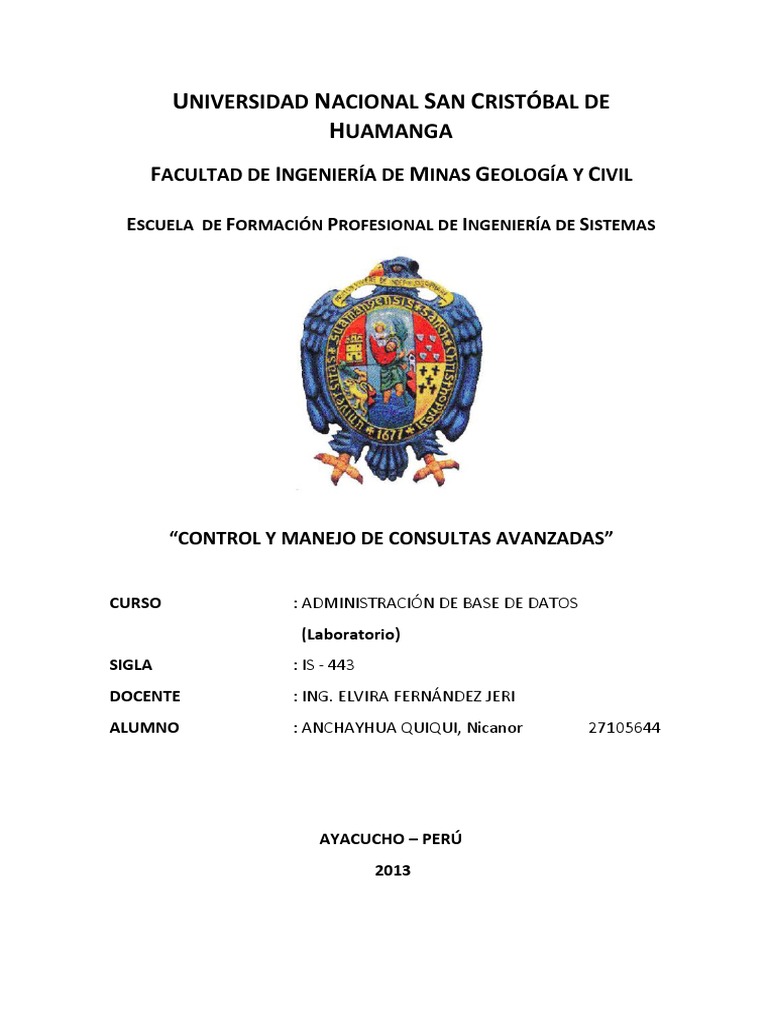 Consultas Avanzadas en SQL para DBs | PDF