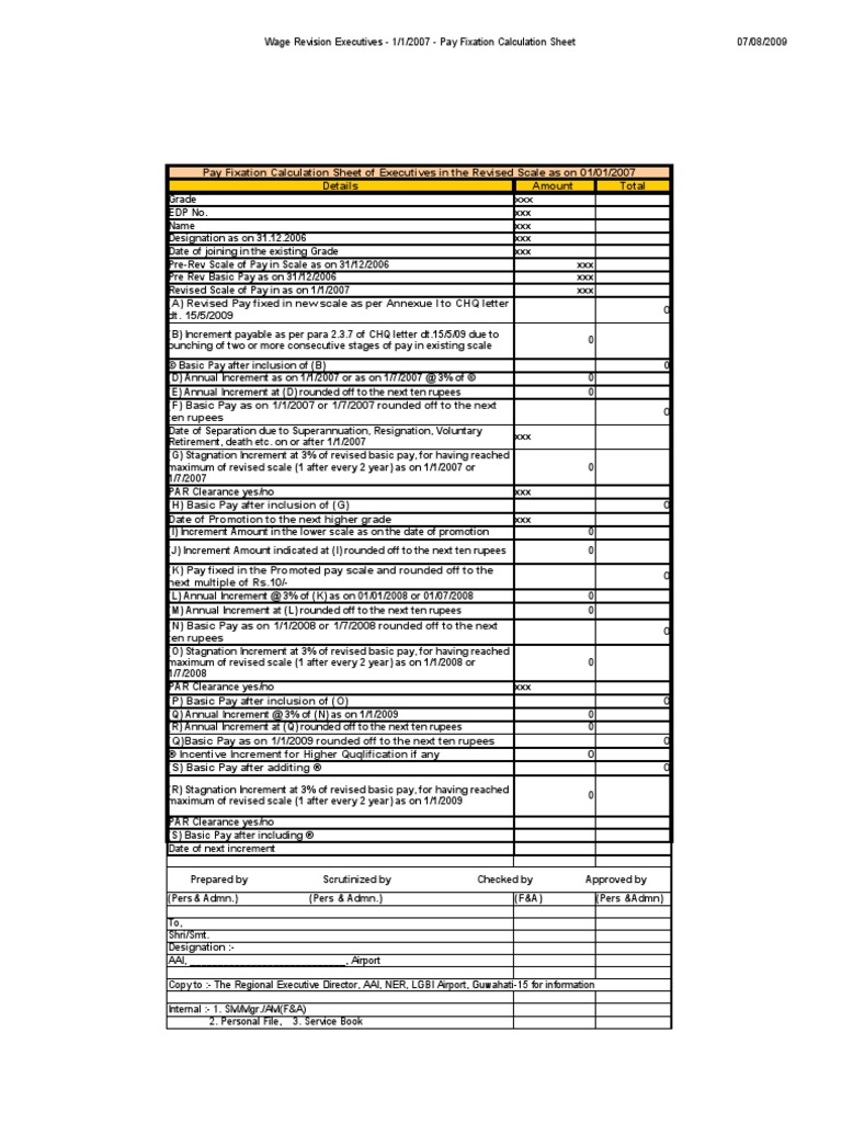 Wage Rev Exec Cal Sheet | PDF | Government | Economies