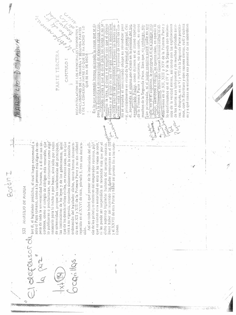 Marsilio de Padua - Defensor Pacis | PDF