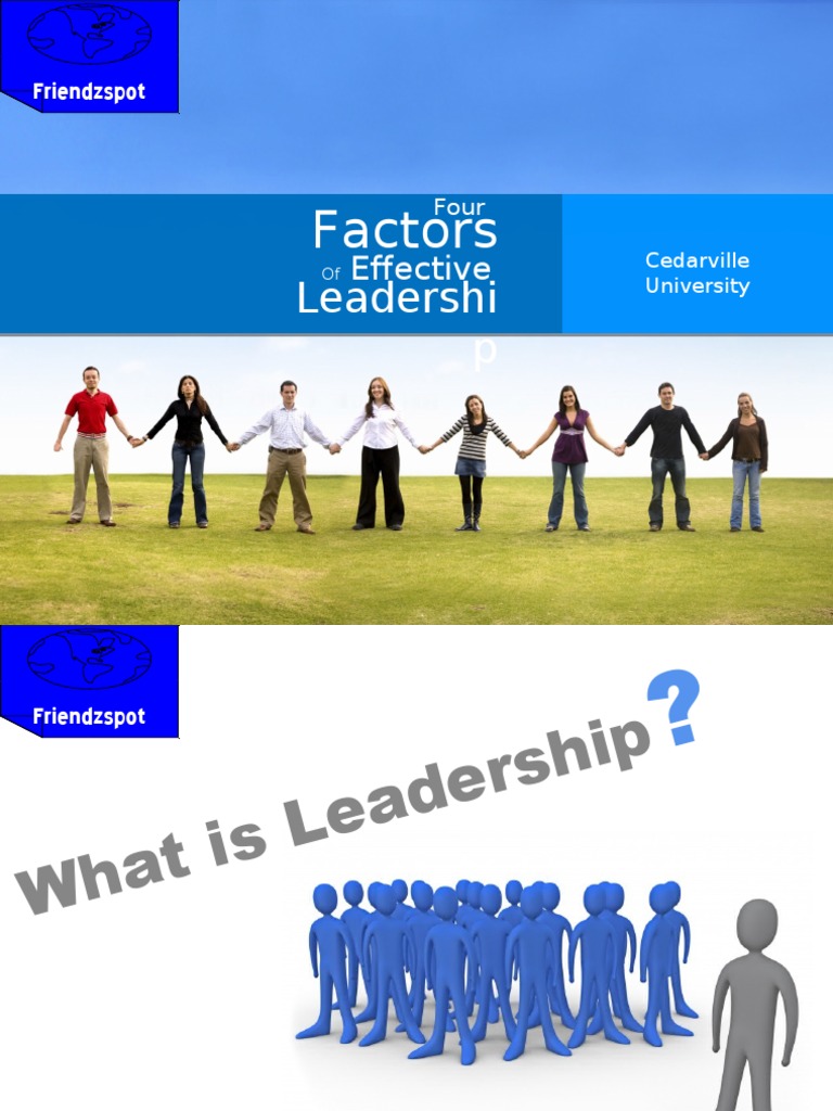 4 Factors of Leadership | PDF