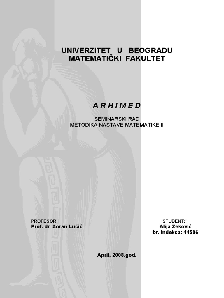 Arhimed | PDF