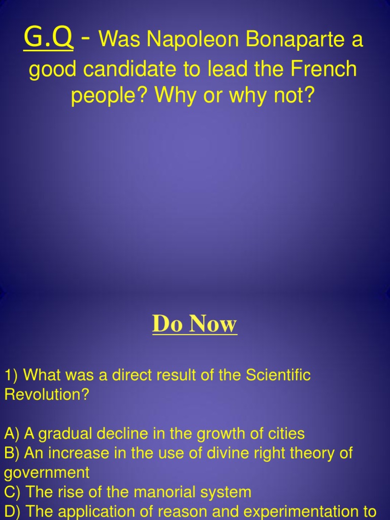Napoleon's Leadership Impact | PDF