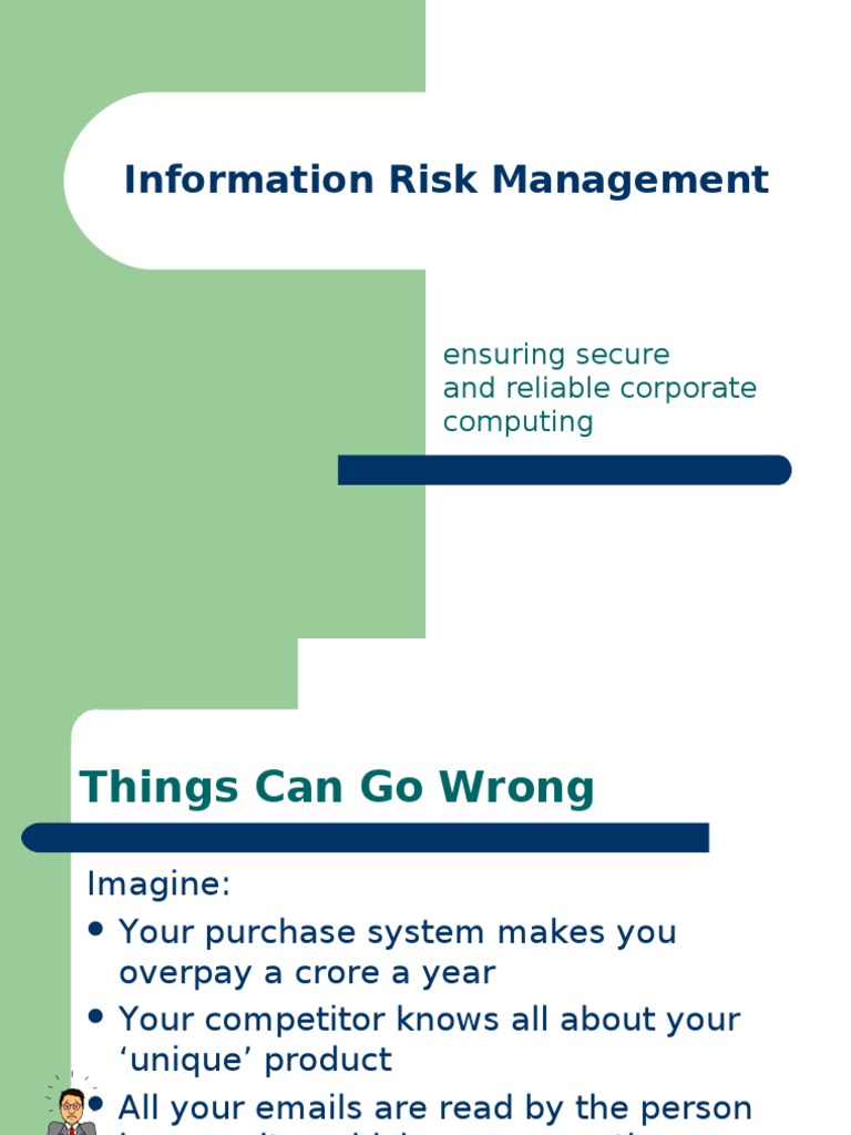 Information Risk Management | PDF | Computer Security | Security