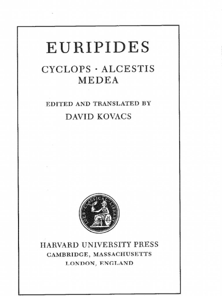 Euripides Medea | PDF
