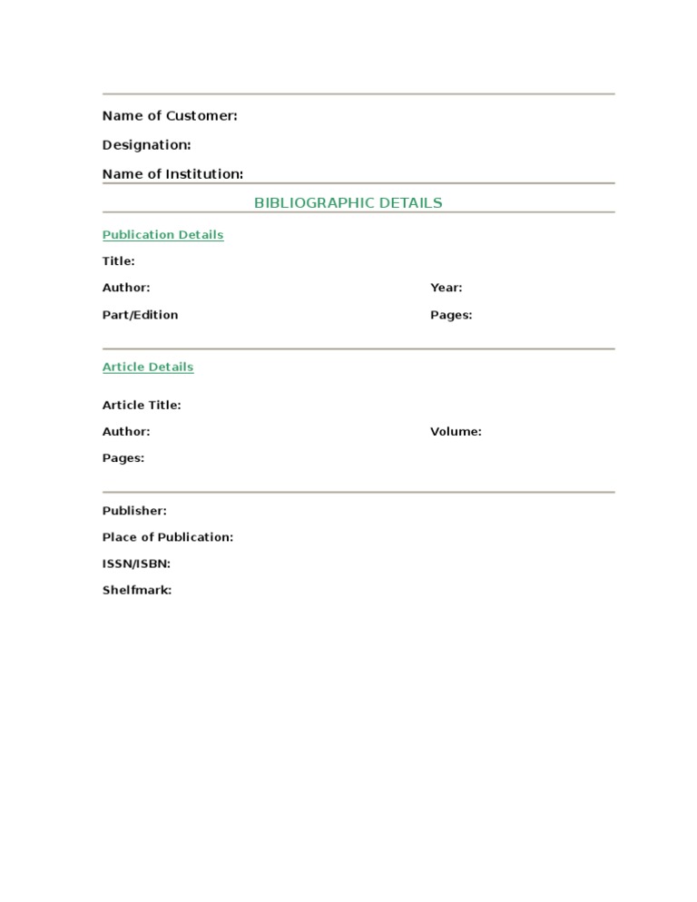 BL Form | PDF