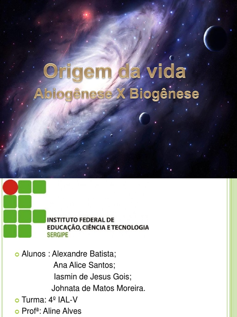 Biogenese e Abiogenese | PDF | Abiogênese | Science