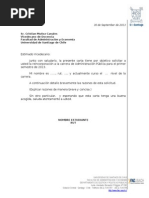 Modelo Carta de Solicitud de Reintegro | PDF