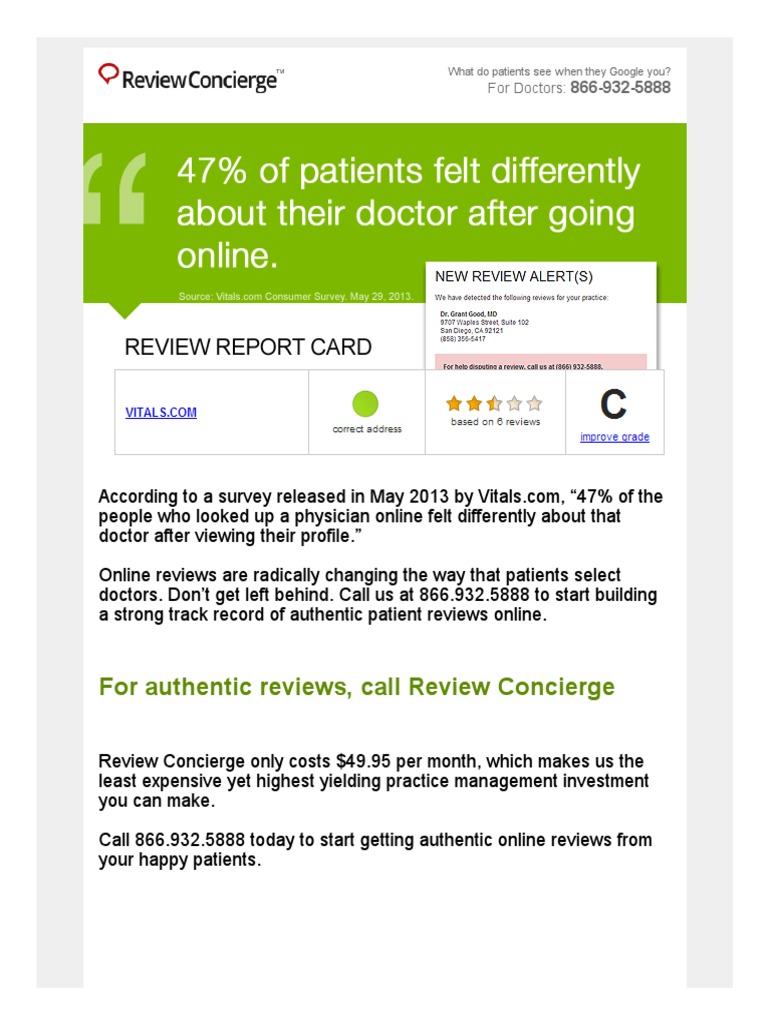 Boost Your Online Doctor Reviews | PDF