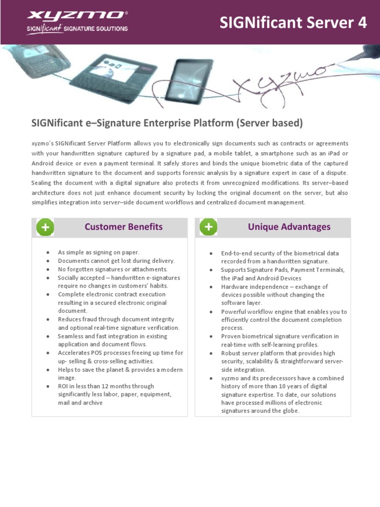 Significant Server | PDF | Portable Document Format | Online And Offline