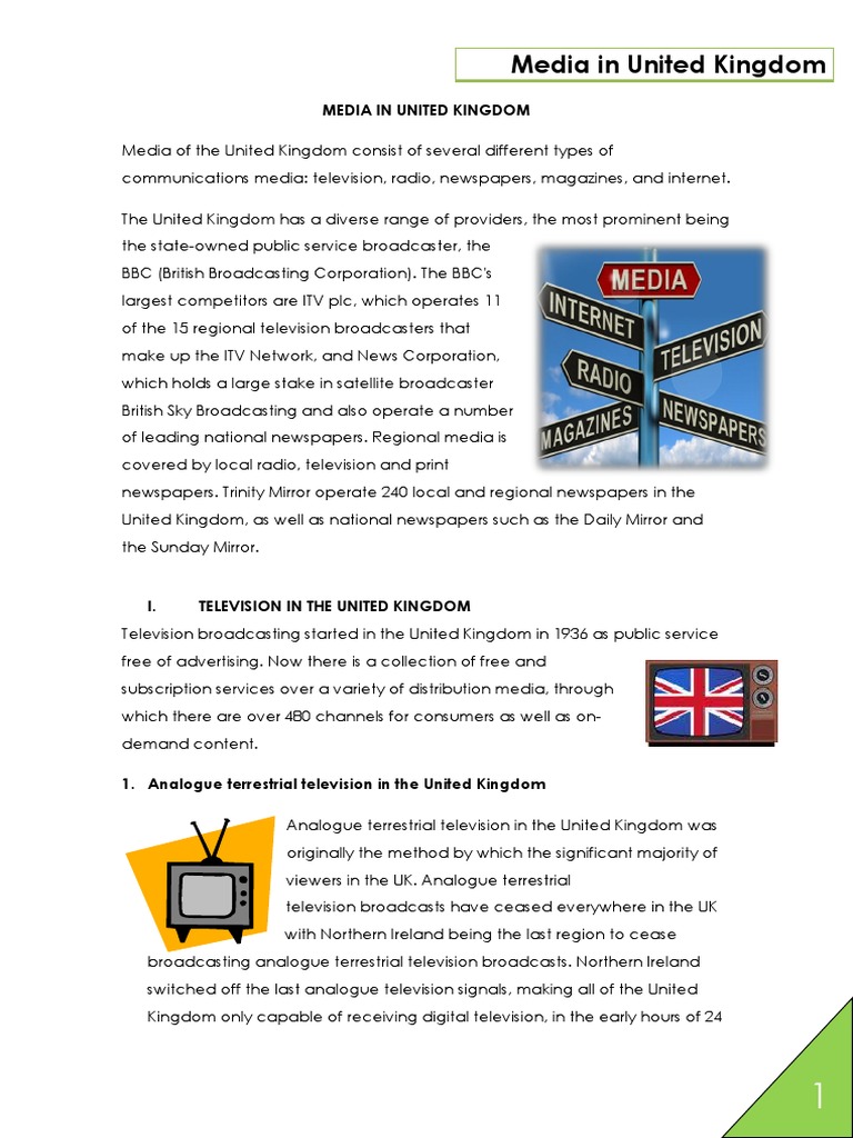 Overview of UK Media Landscape | PDF | Travel