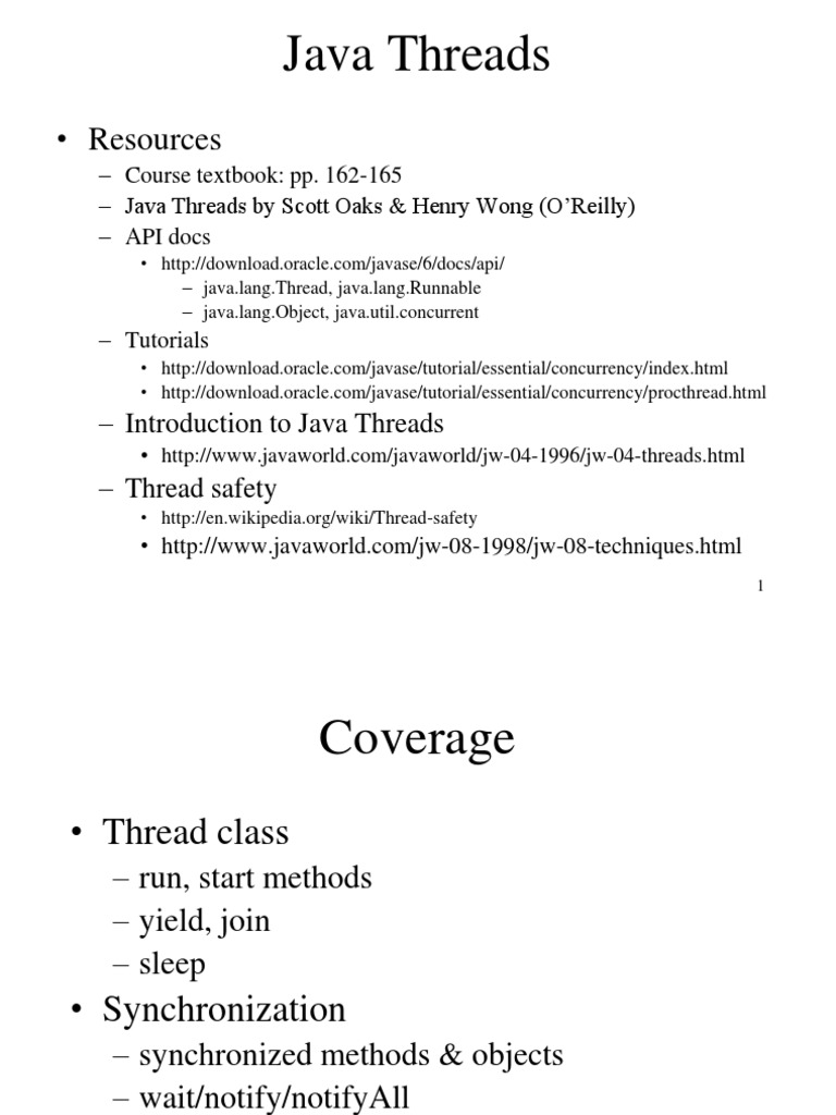 Java Threads | PDF | Computer Programming | Operating System Technology