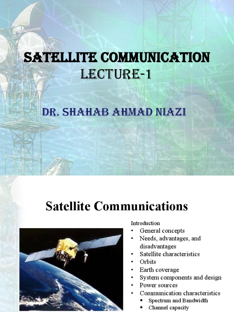 Introduction to Satellite Communication | PDF | Communications ...