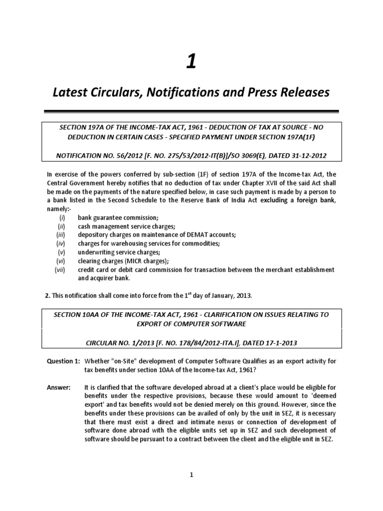 Latest Circulars, Notifications and Press Releases: 2. This ...