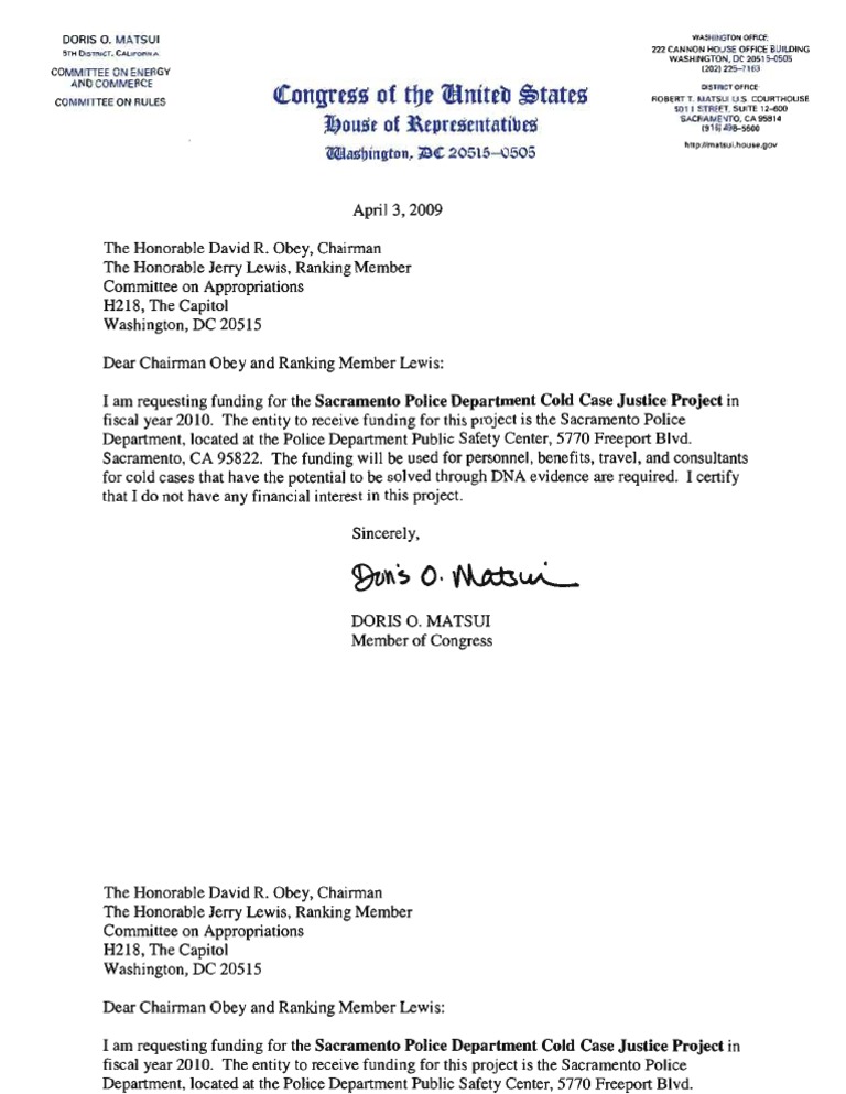 Earmark Request | PDF