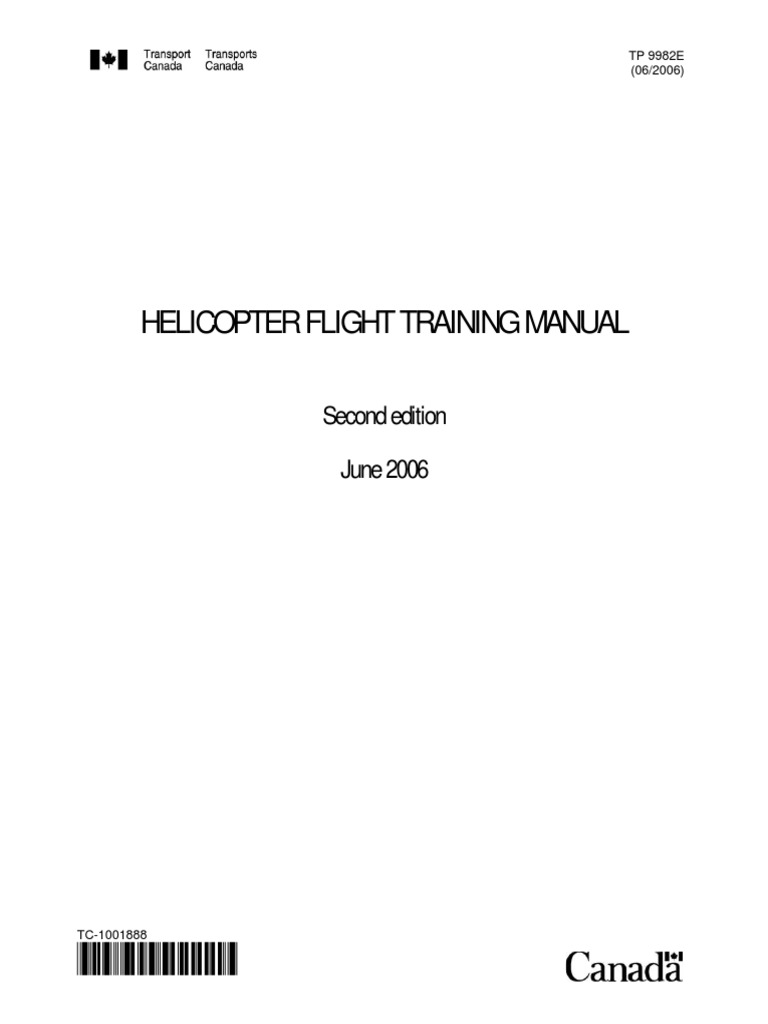 Helicopter Flight Training Manual | PDF | Aerospace | Spaceflight ...