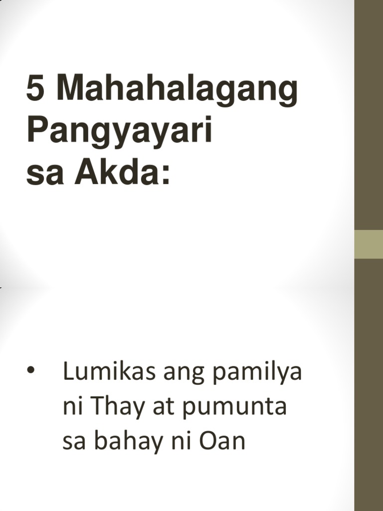 Mahalagang Pangyayari | PDF