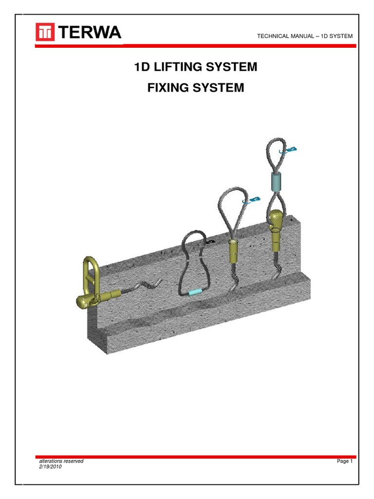 Terwa 1D System | Anchor | Concrete