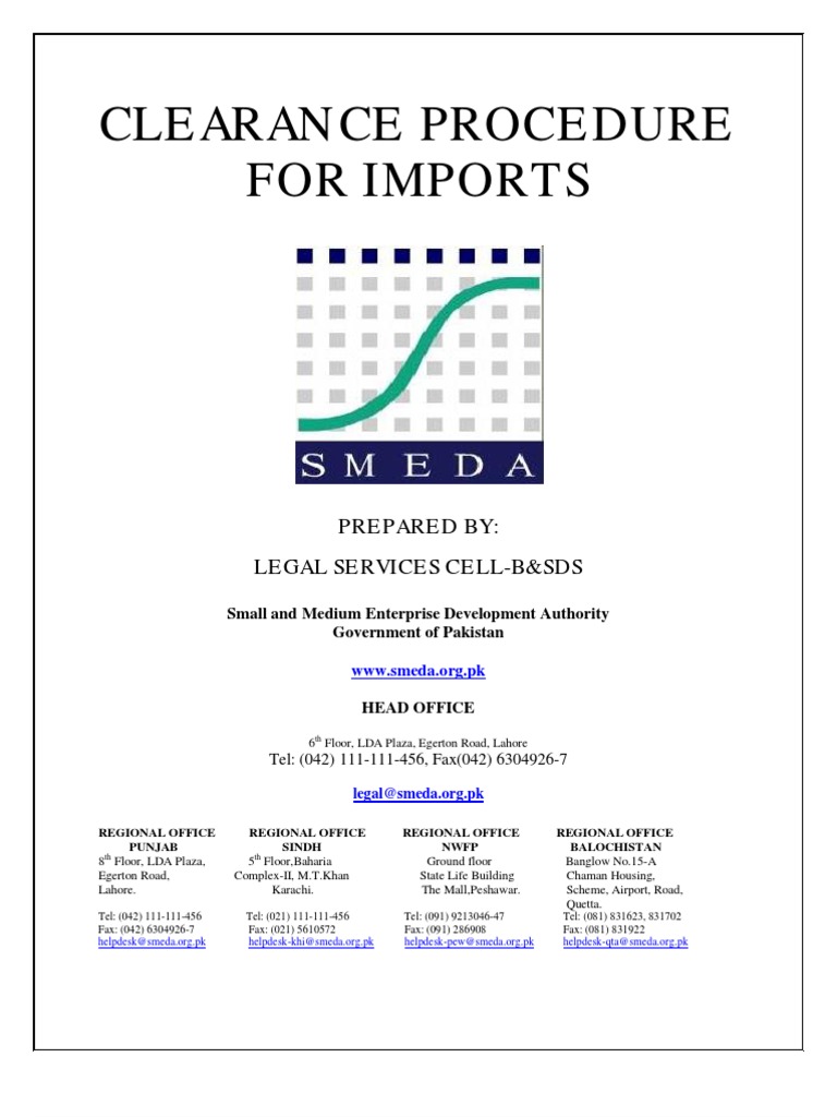 Custom Clearance Procedure For Import | PDF | Invoice | Customs