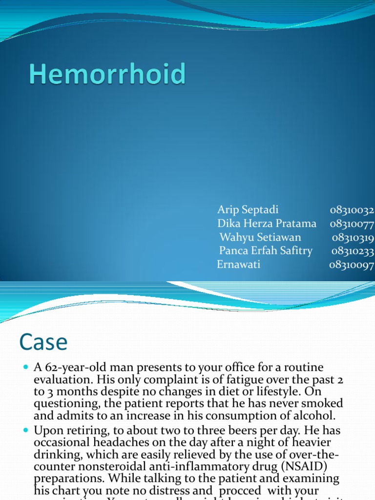 Hemorrhoid | PDF | Hemorrhoid | Constipation