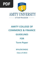 Annexure I Guidelines For Writing The Report | PDF | Citation | Writing