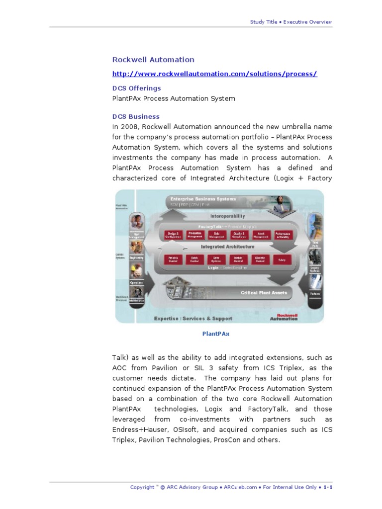 Rockwell - Distributed Control System | PDF | Automation | Computer Network
