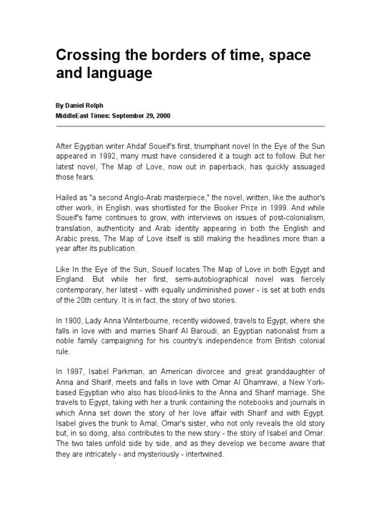 Crossing The Borders of Time | PDF | Arabic | Translations