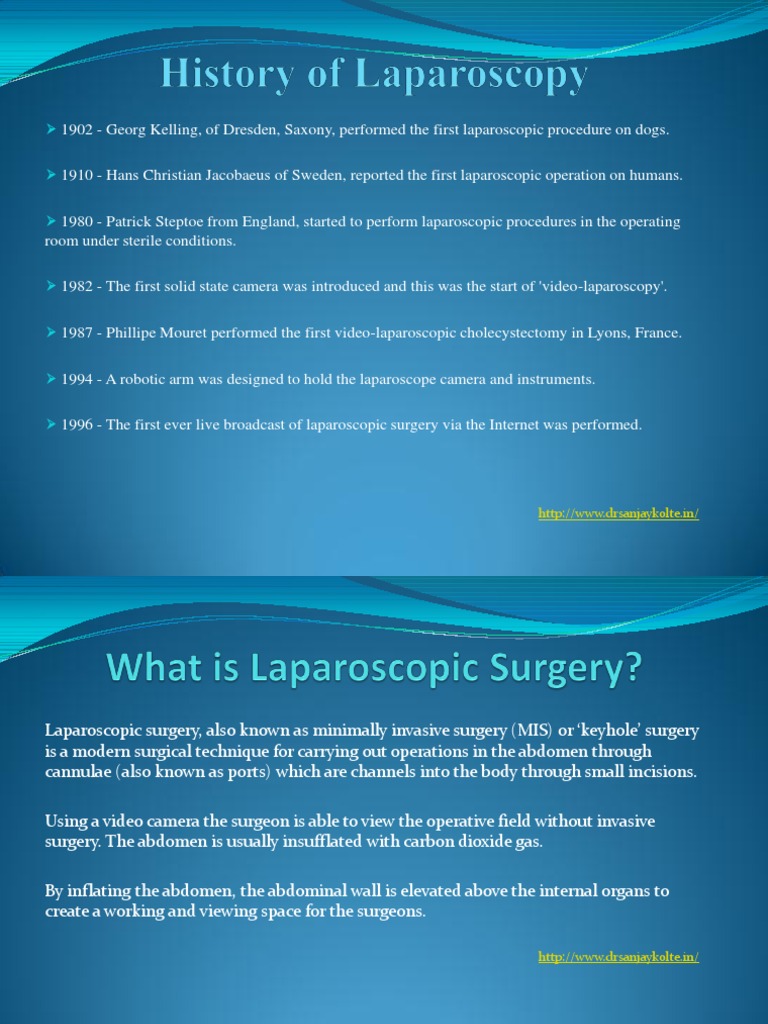History of Laparos | PDF | Surgery | Health Sciences