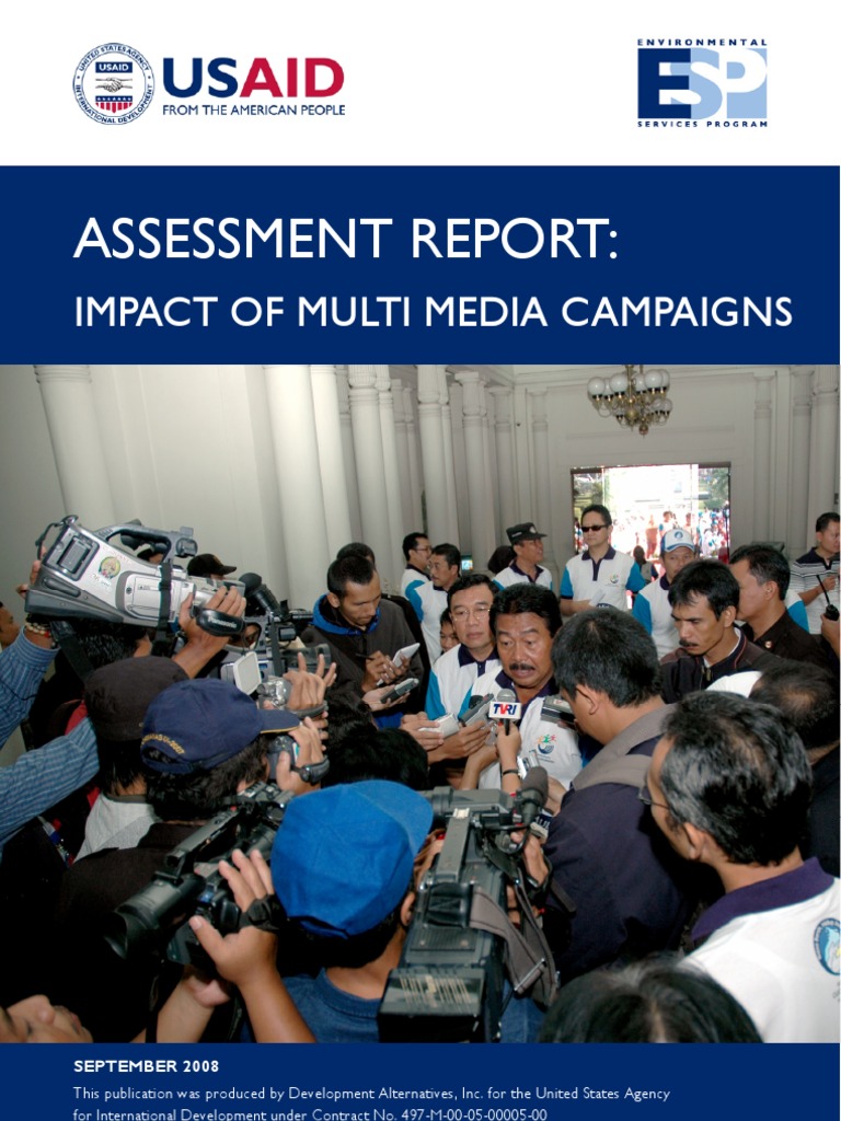 Assessment Report - Impact of Multi Media Campaigns | PDF | Drinking ...