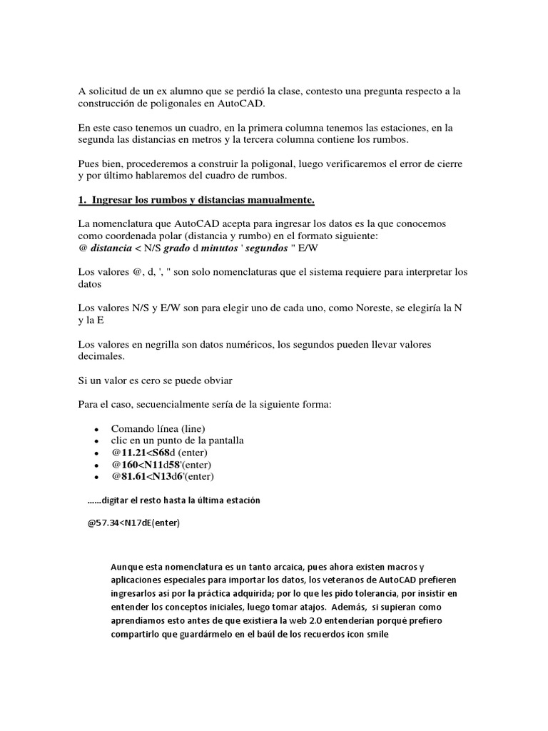 Topografia Con Excel | PDF | Microsoft Excel | Software