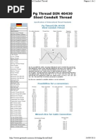 PG Thread DIN 40430, Steel Conduit Thread | PDF | Pipe (Fluid ...
