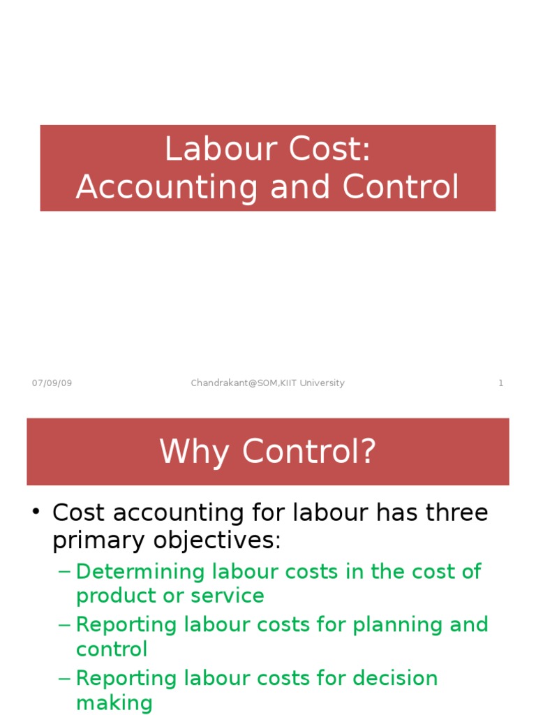 Labour Cost | PDF | Piece Work | Employment