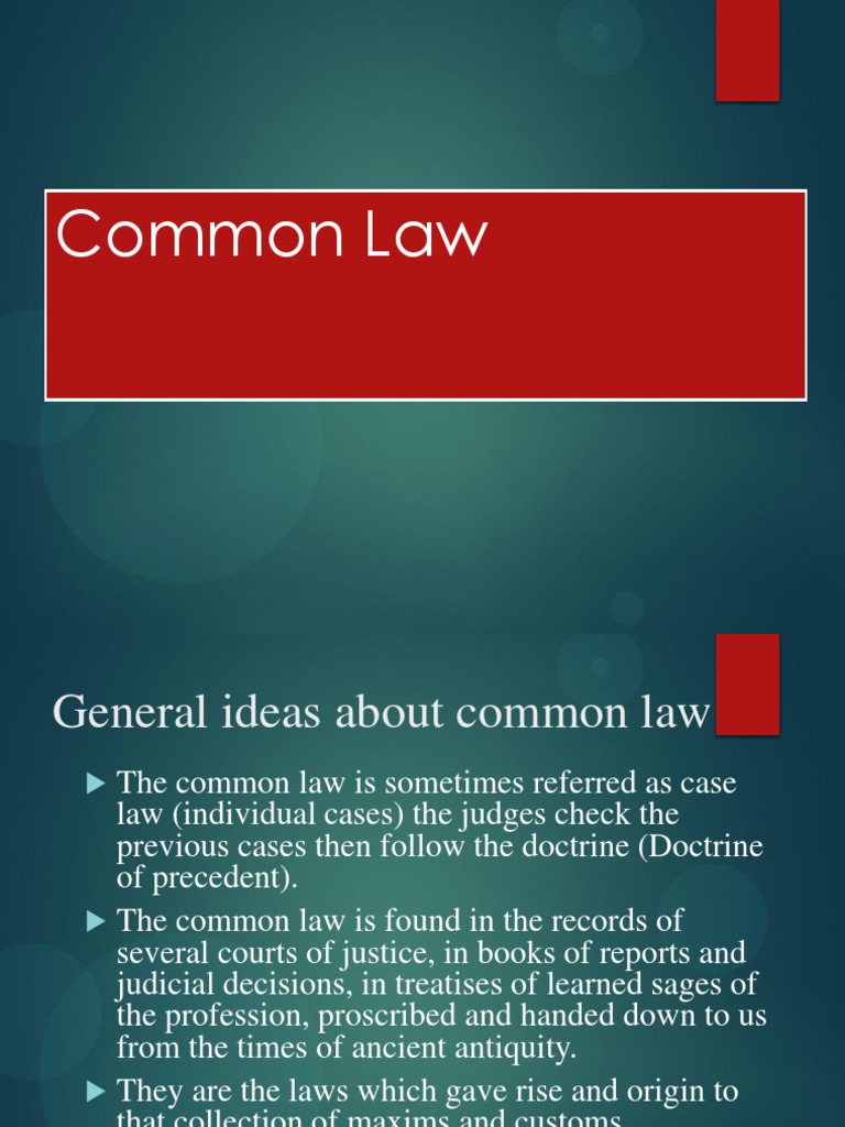 Common Law | PDF | Magna Carta | Common Law