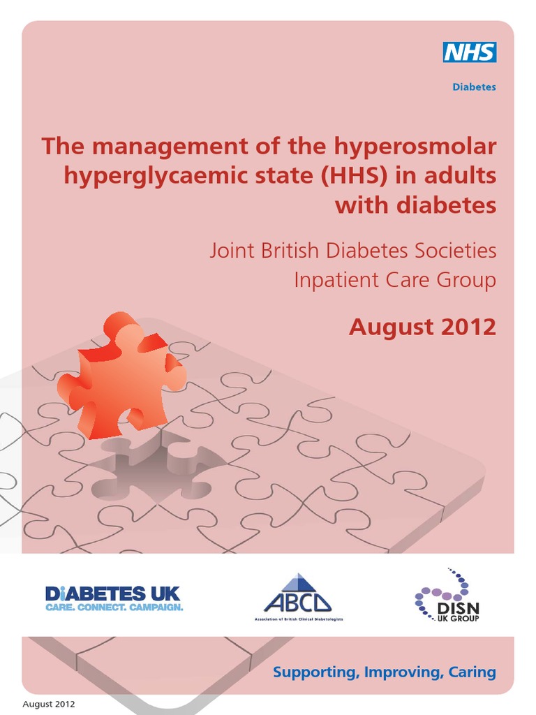 The Management of the Hyperosmolar Hyperglycaemic State HHS in Adults ...