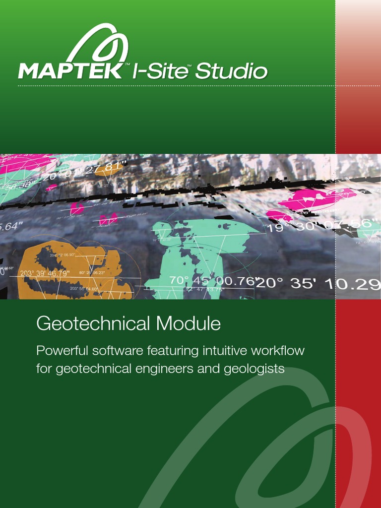 Maptek I-Site Studio Geotechnical Module | PDF | Geotechnical ...