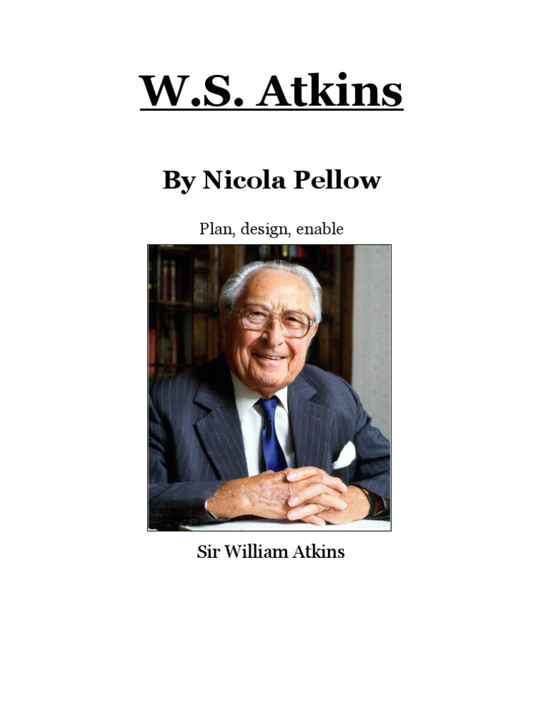 Atkins Essay | PDF | Engineering | Consultant