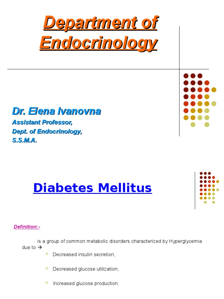 Diabetes Mellitus Overview and Management | PDF | Hypoglycemia ...