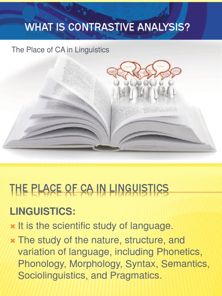 What Is Contrastive Analysis | PDF | Linguistics | Languages