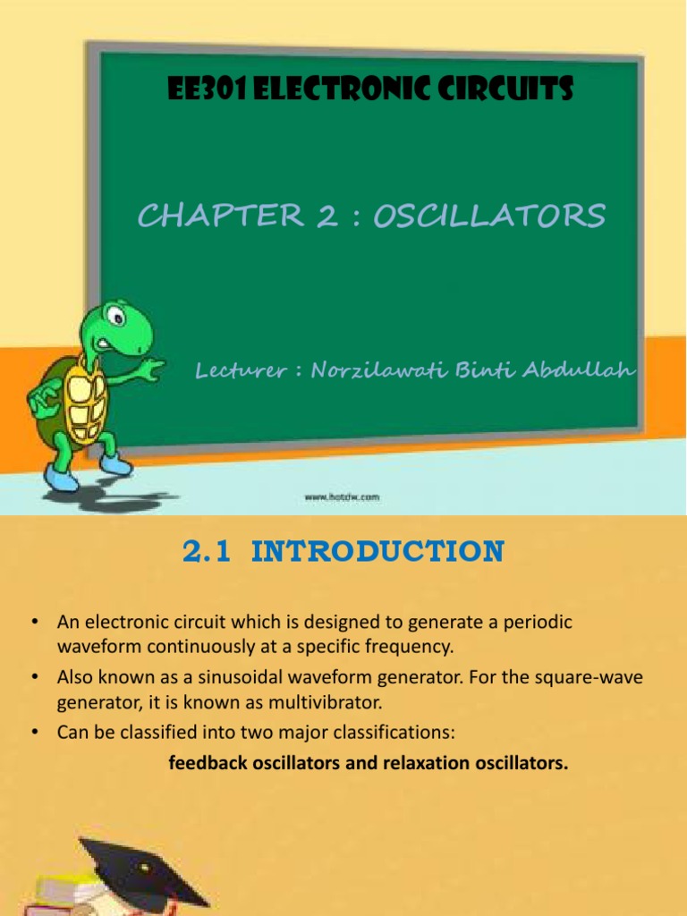 Chapter 2 - Oscillators | PDF | Electronic Oscillator | Amplifier