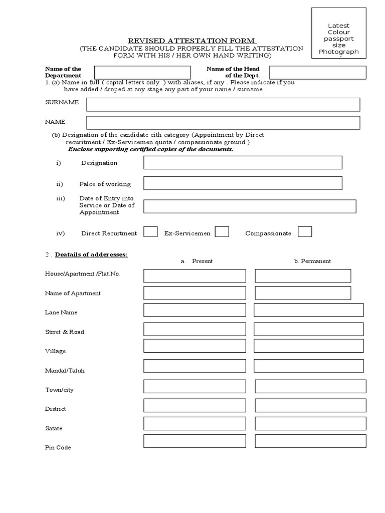 Revised Attestation FORM | PDF | Diploma | Government