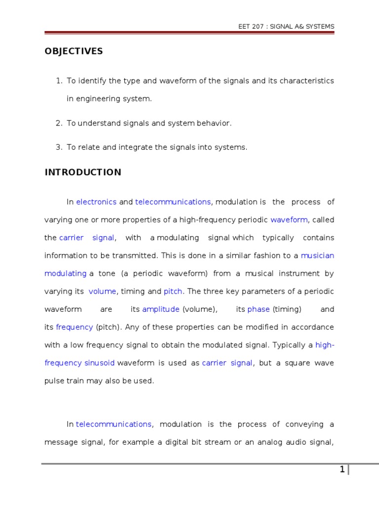Assignment Fm Pdf Frequency Modulation Modulation 9595