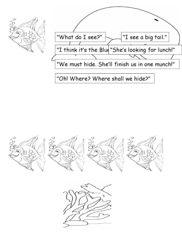 Five Little Blue Fish | PDF