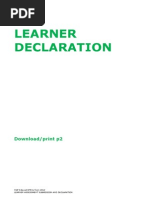 Btec Learner Assessment Submission and Declaration | PDF