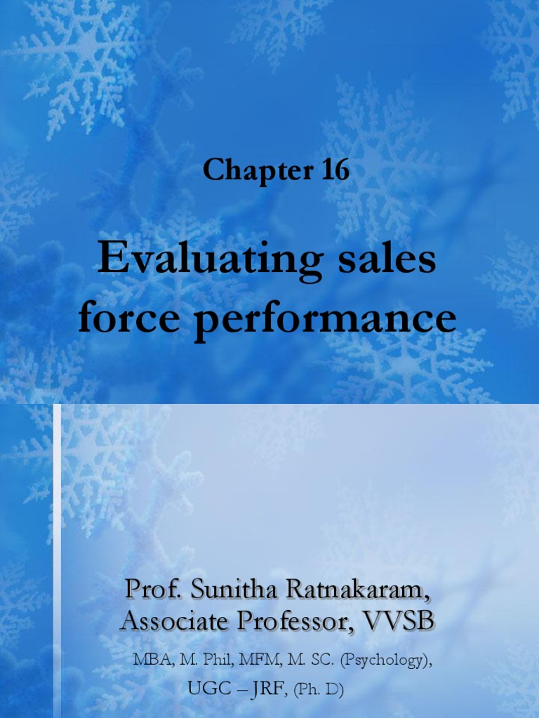 Sales Force Performance Guide | PDF | Sales | Performance Appraisal