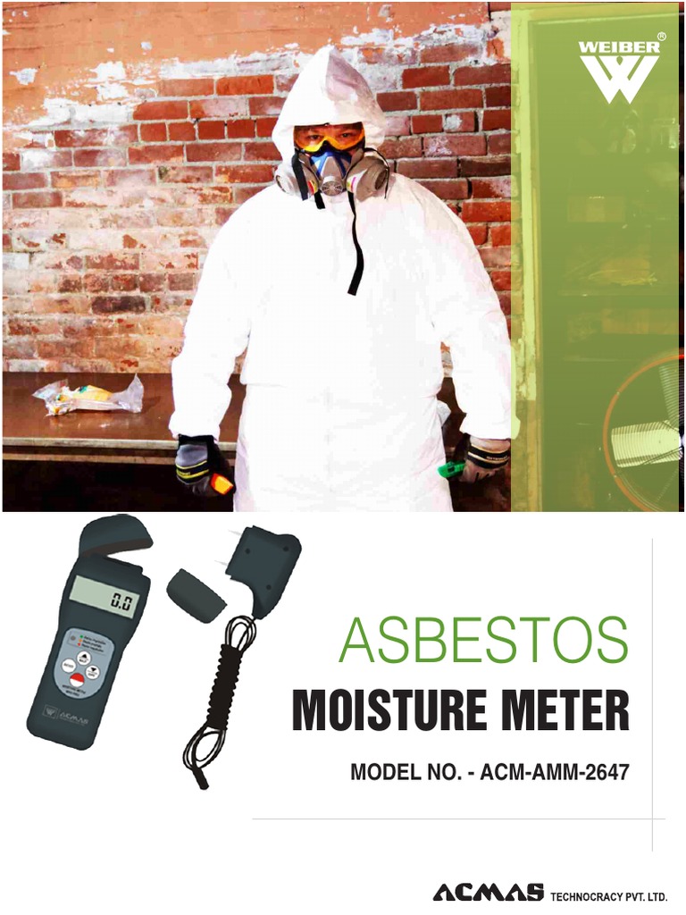 Asbestos Moisture Meter | PDF | Microcomputers | Accuracy And Precision