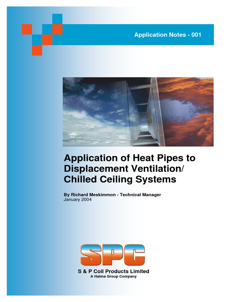 Application of Heat Pipes To Displacement Ventilation/ Chilled Ceiling ...