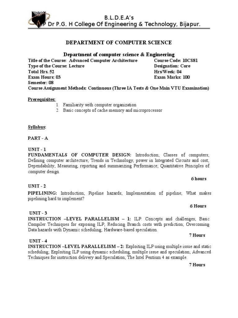Complete Lessonplan Aca 12 Unki | PDF | Cpu Cache | Parallel Computing