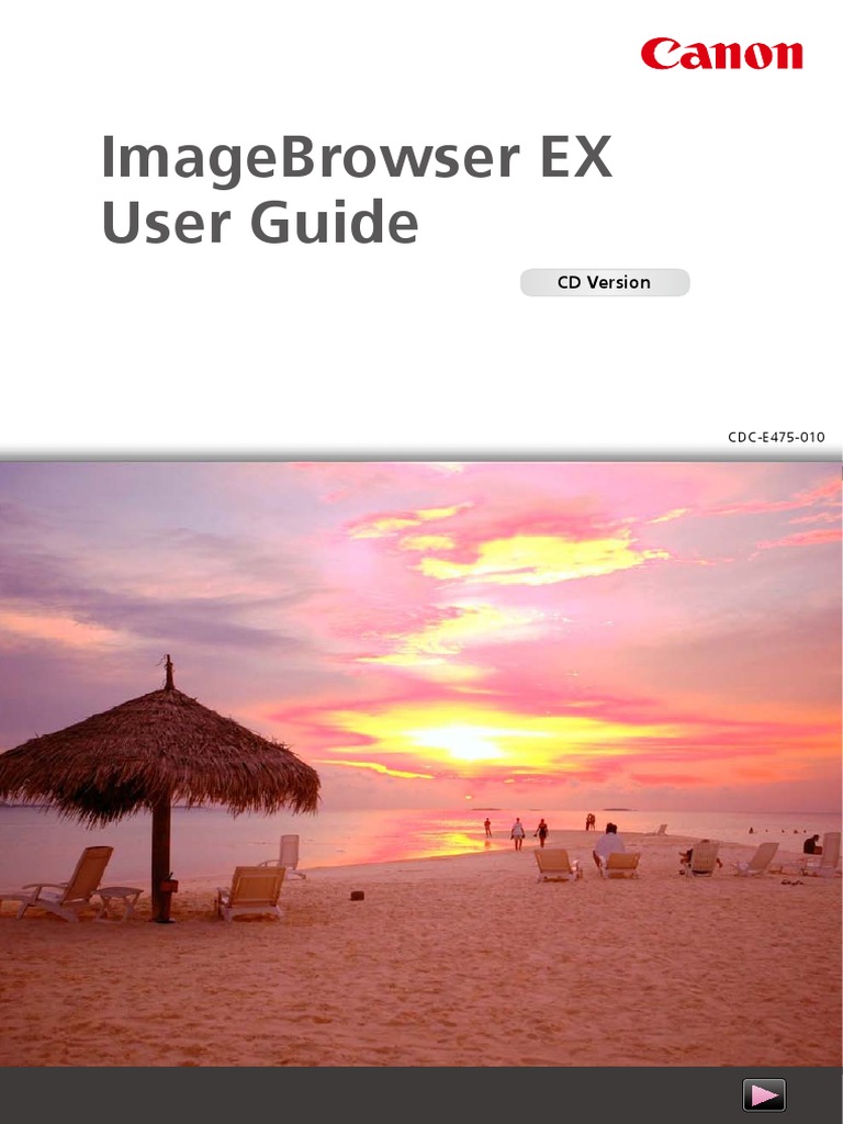 Imagebrowser Ex User Guide: CD Version | PDF | Microsoft Windows | Macintosh