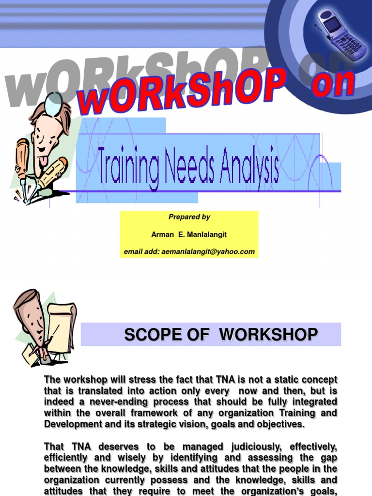 The Training Needs Analysis | PDF | Competence (Human Resources ...