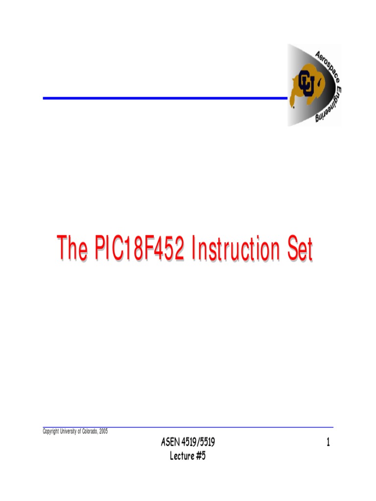 ASEN4519 Lecture5 - CH3 | PDF | Digital Electronics | Computer Science
